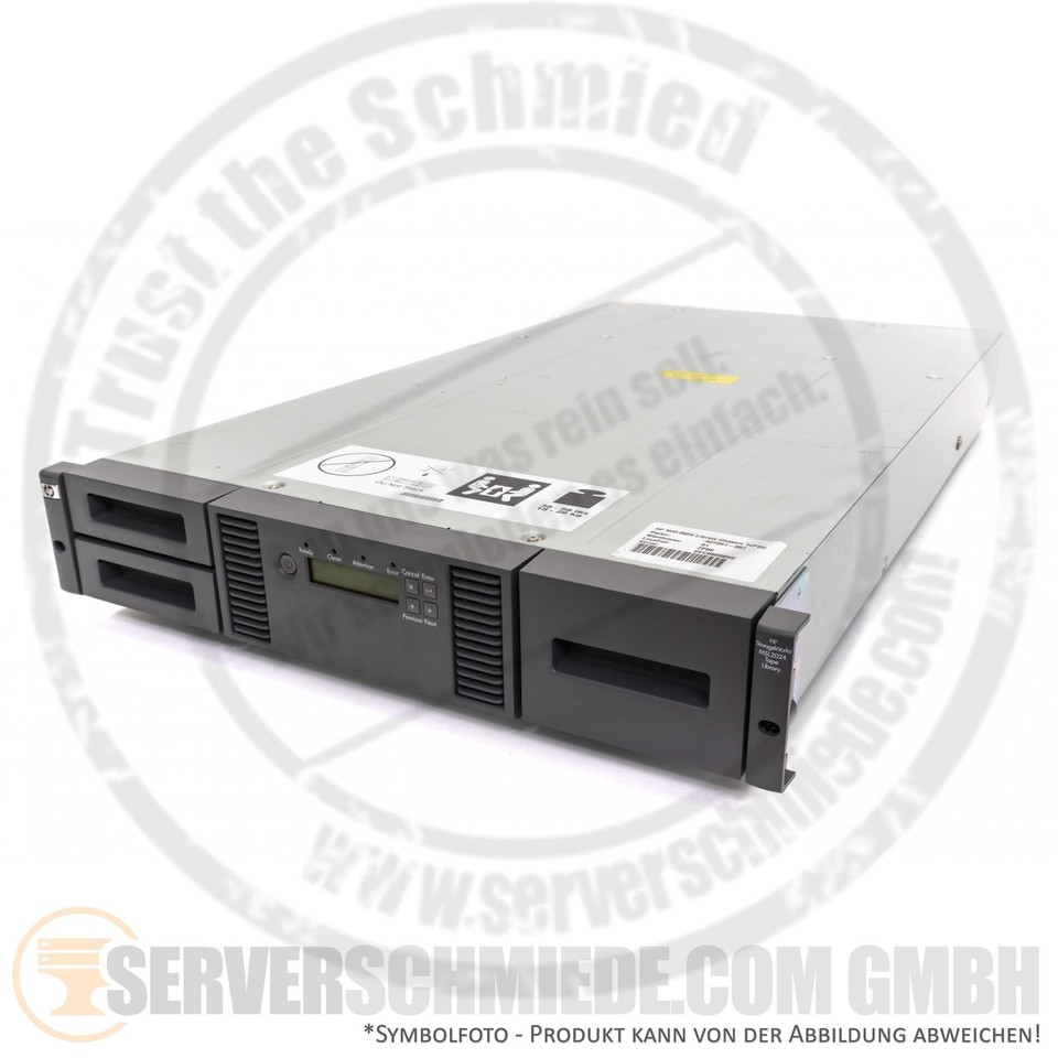 HP MSL2024 19" 2U 24-bay Tape Library Bandlaufwerk Bibliothek LTO-4 5 6 ...