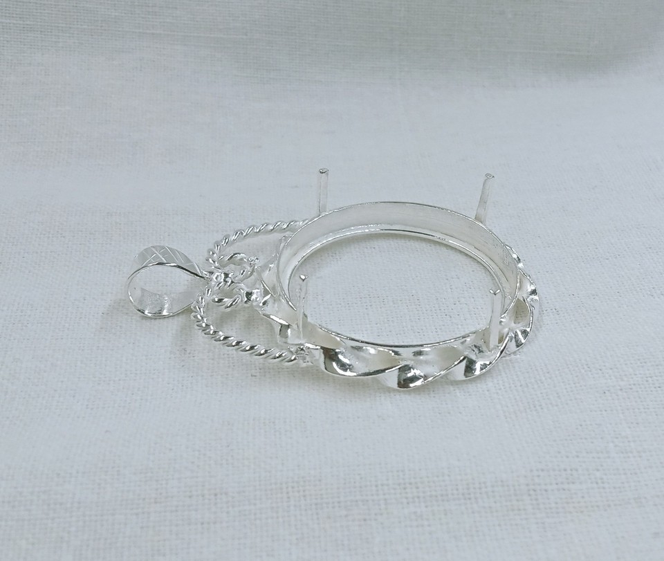 Solid 925 Sterling Silver Coin Bezel, Mount Frame Settings, Coin ...
