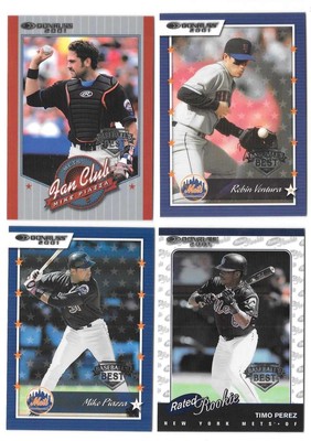 2001 Donruss BB Best SILVER - NEW YORK METS Team Set | eBay