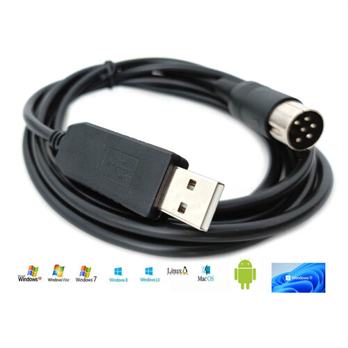 USB CAT Interface Control Programming Cable for Kenwood TS-50 440 450 ...