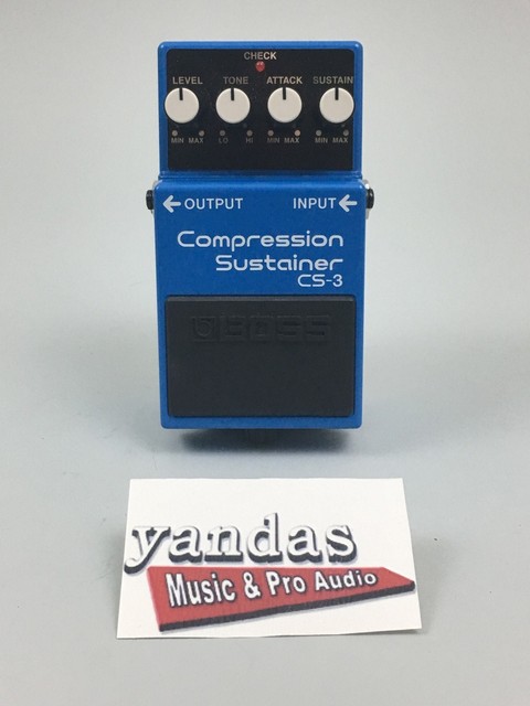 Boss Cs-3 Compression Sustainer Effects Pedal Cs3 11a for sale online ...