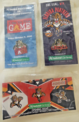 (3)- 1999, 2000, 2001 - FLORIDA PANTHERS - Opening Night PINS - Mint ...