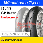 Dunlop D212 GP Racer Endurance 190/55ZR17 (75W) TL Rear | eBay