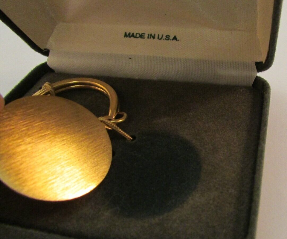 Vintage NOS Anson Gold Tone Golf Key Chain NIB Estate Find | eBay