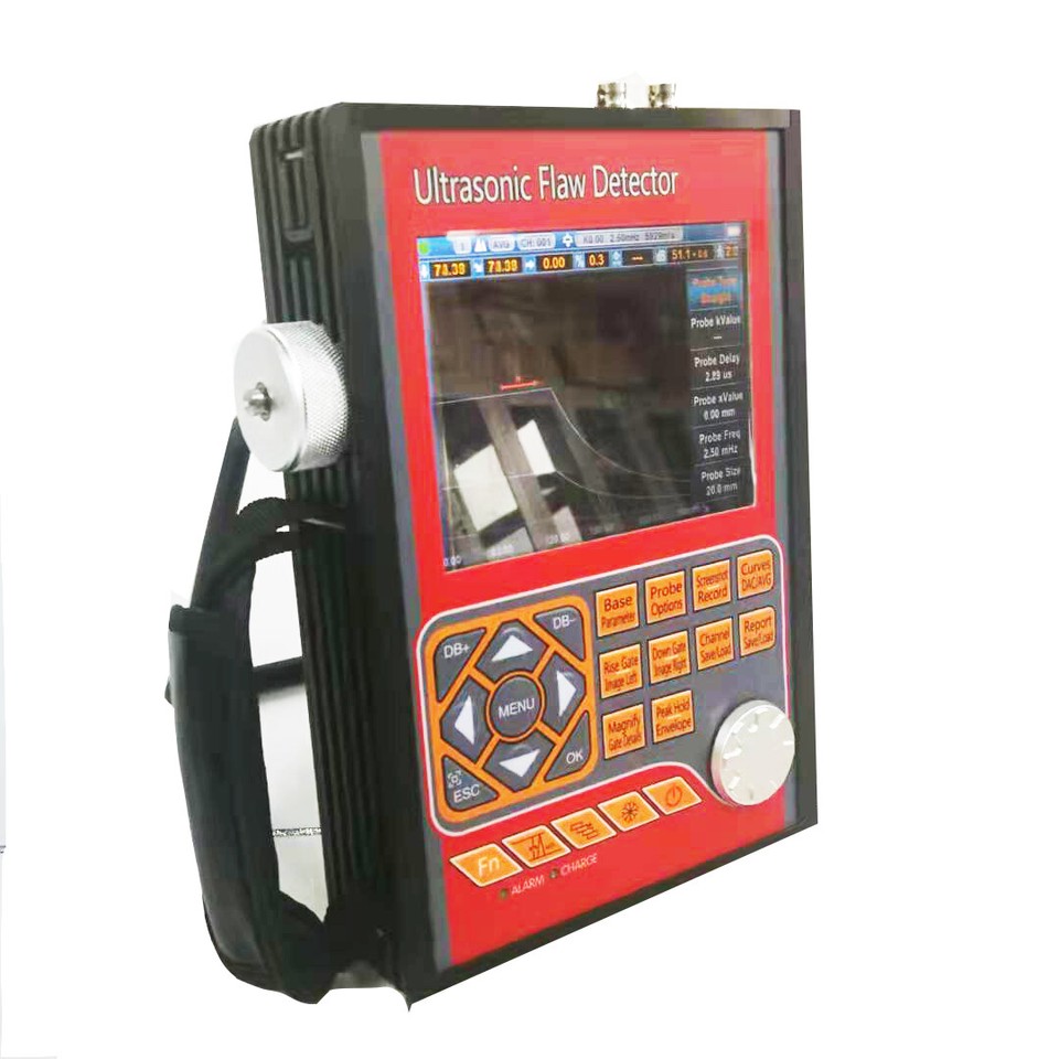 Portable Ultrasonic Flaw Detection NDT Flaw Detector Instrument with 0 ...