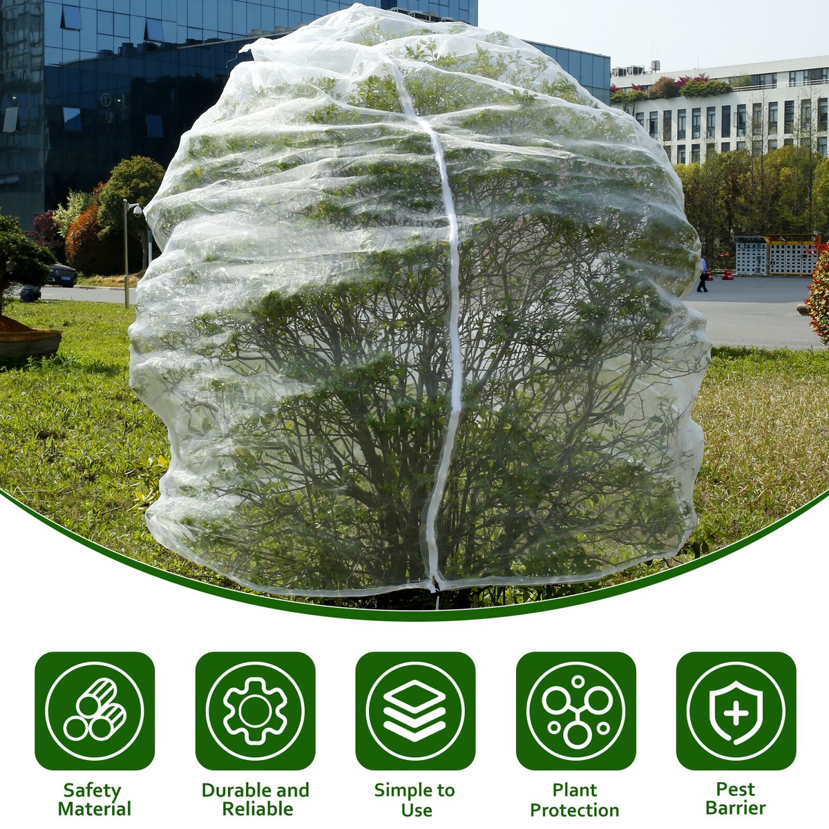 Fruit Tree Netting Customize Width:1~30m 60Mesh Bird Plant Barrier