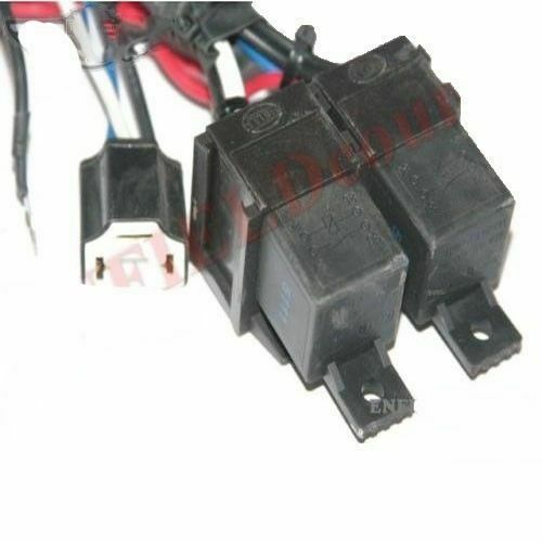 Hella Light Lamp Wiring Harness Double Fuse & Relay With Ceramic Socket ...