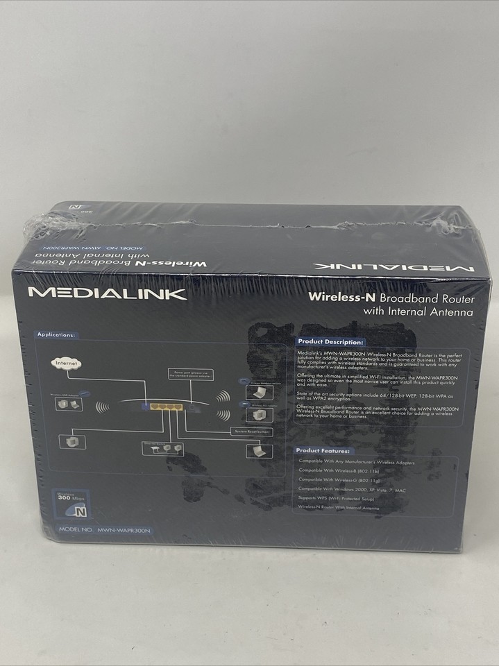Medialink Wireless Broadband Router With Internal Antenna -MOD NO ...