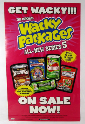 2007 Wacky Packages All-New Series 5 ANS5 "ON SALE HERE" POSTER 10.5" x ...