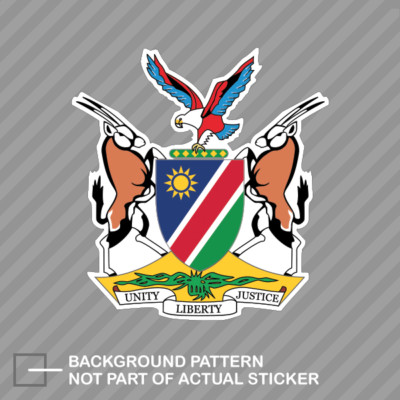 Namibian Coat of Arms Sticker Decal Vinyl Namibian flag NAM NA | eBay