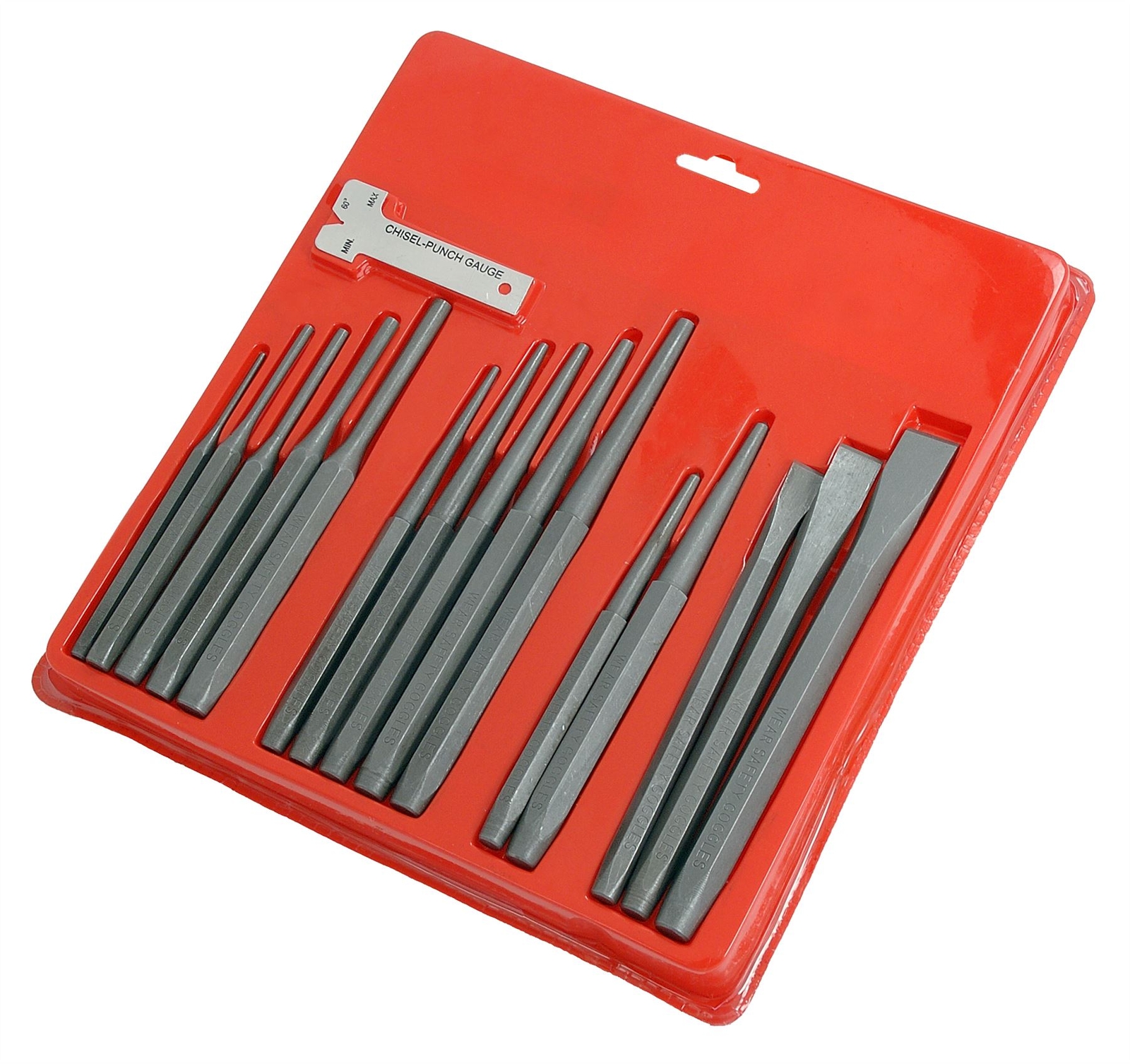 16pc Punch and Chisel Set - Cold Steel Mechanics Garage Tool for sale ...