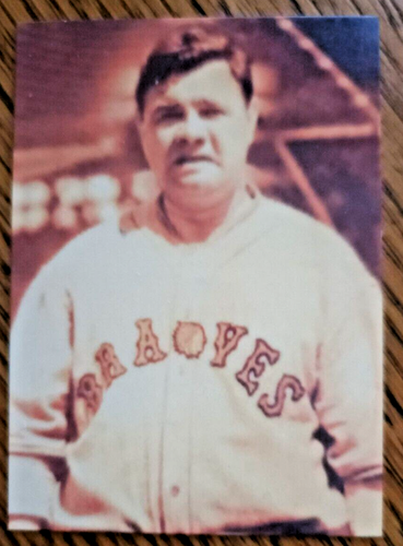Babe Ruth METAL Baseball Card - Boston Braves | eBay