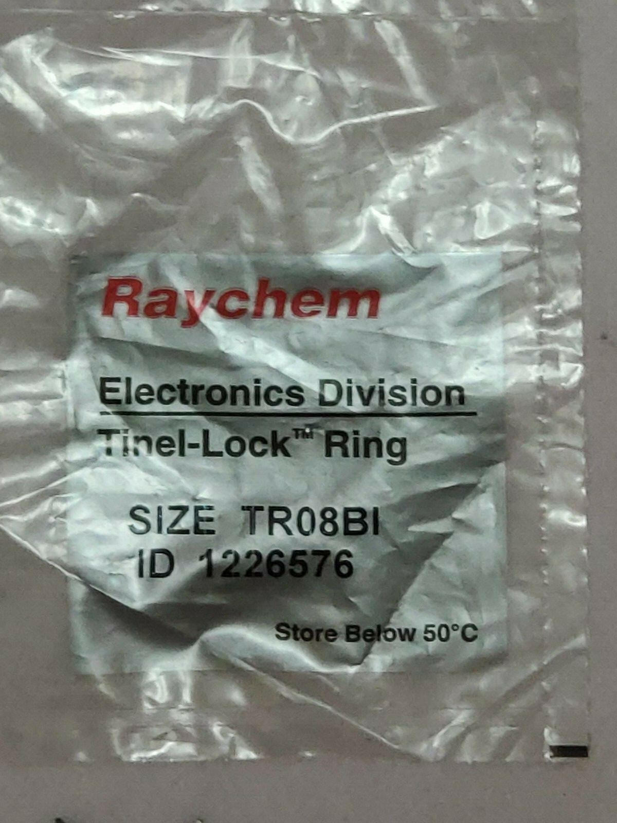 LOTX 90 Pcs Raychem Tinel-Lock Ring SIZE: TR08BI **NEW ** RING ID ...