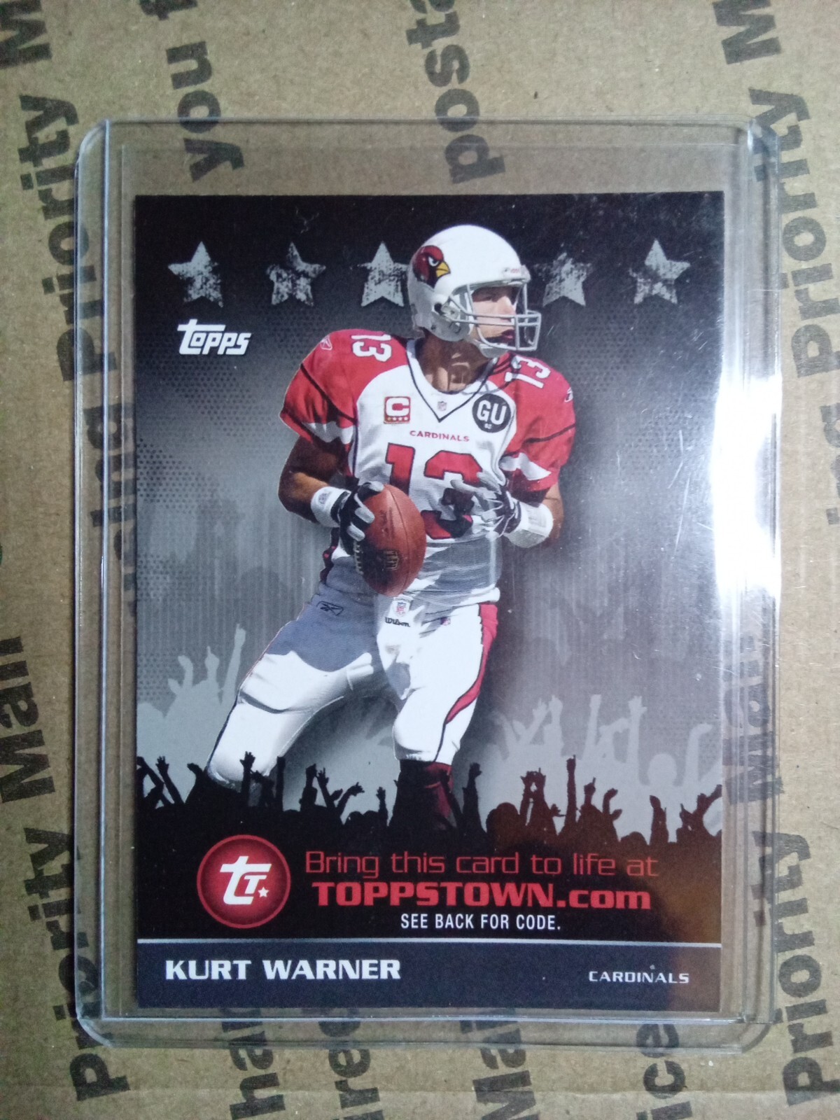2009 Topps - Topps Town Redemption Code Cards Silver #TTT7 Kurt Warner ...
