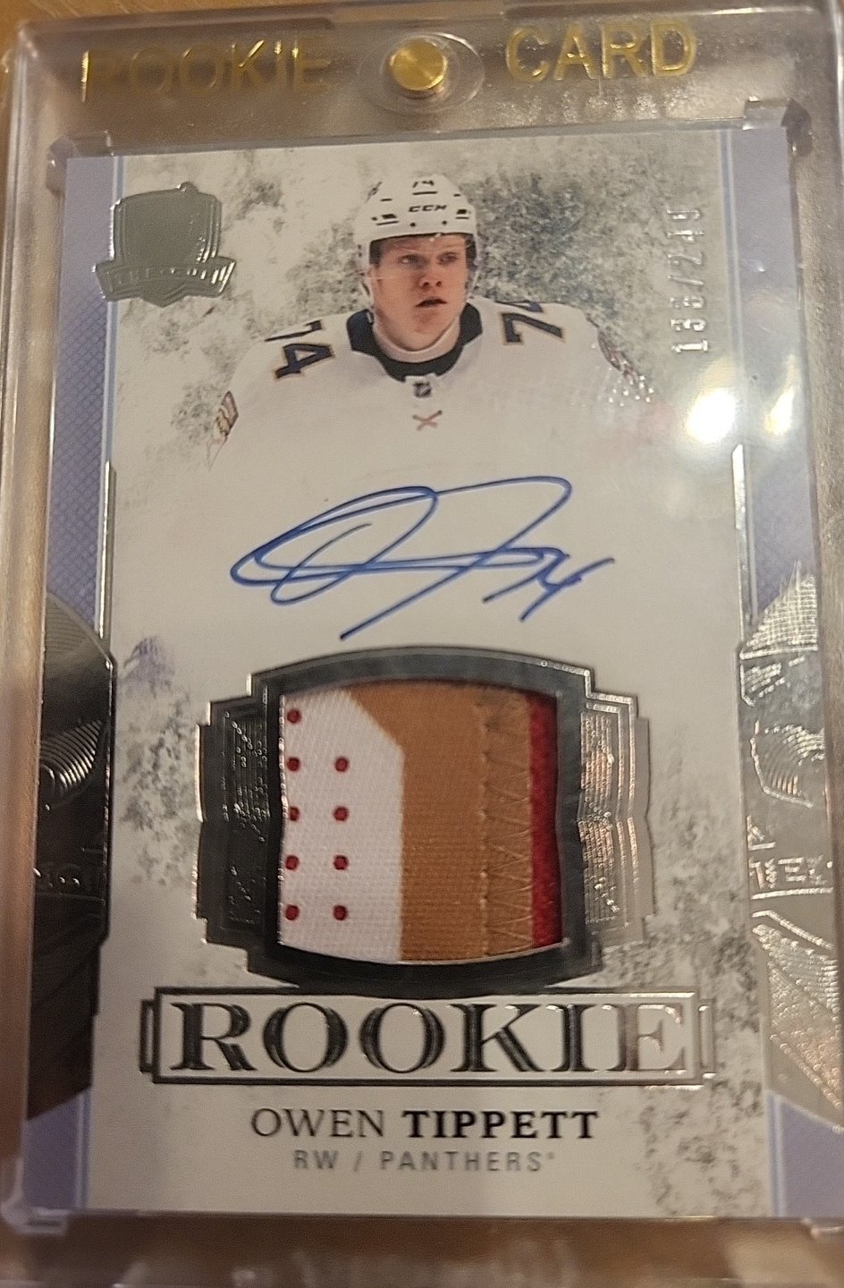 OWEN TIPPETT UPPER DECK ROOKIE CARD AUTO PATCH - GREAT CARD! | eBay