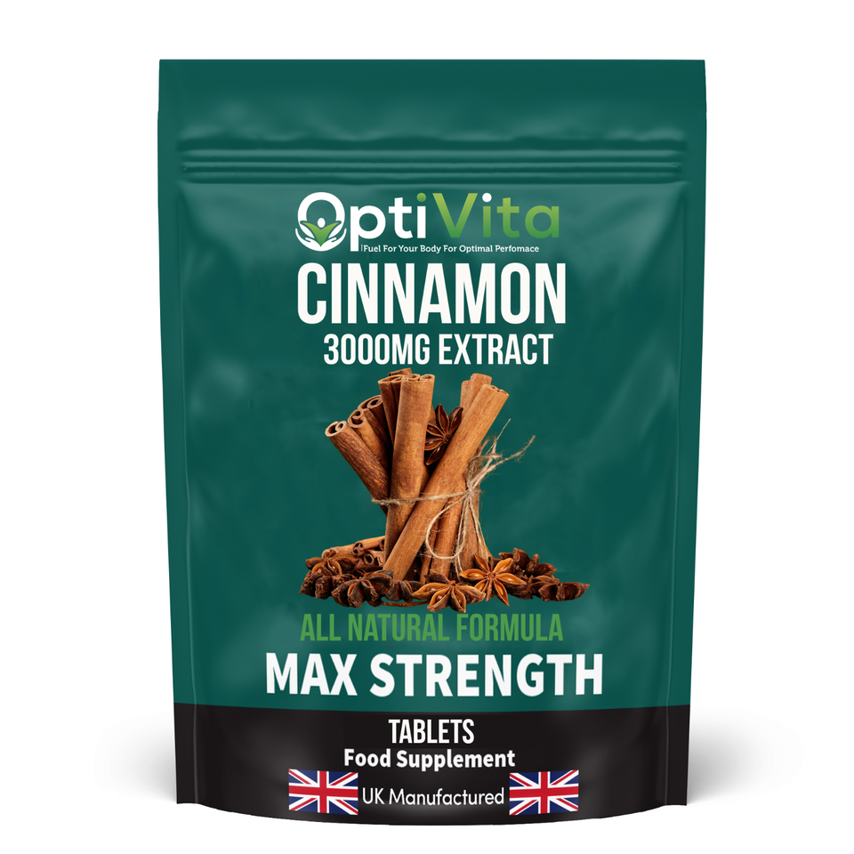 Cinnamon 3000mg Tablets Blood Sugar Digestion Antioxidant Capsules ...
