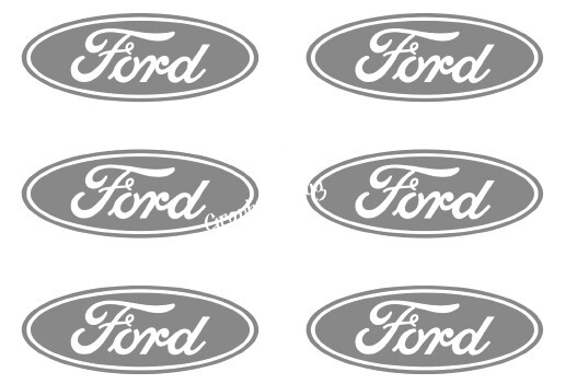 Small Ford Logo 6 Small Vinyl Decals Sticker decal 2" 3" Ford Symbol ...
