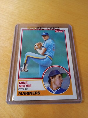 1983 Topps #209 MIKE MOORE Seattle Mariners ROOKIE Baseball Card ...