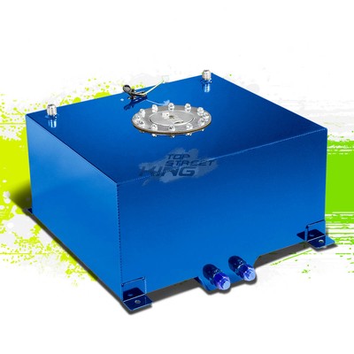 10 GALLON/38L LIGHTWEIGHT BLUE ALUMINUM GAS FUEL CELL TANK+SENDER 16 ...