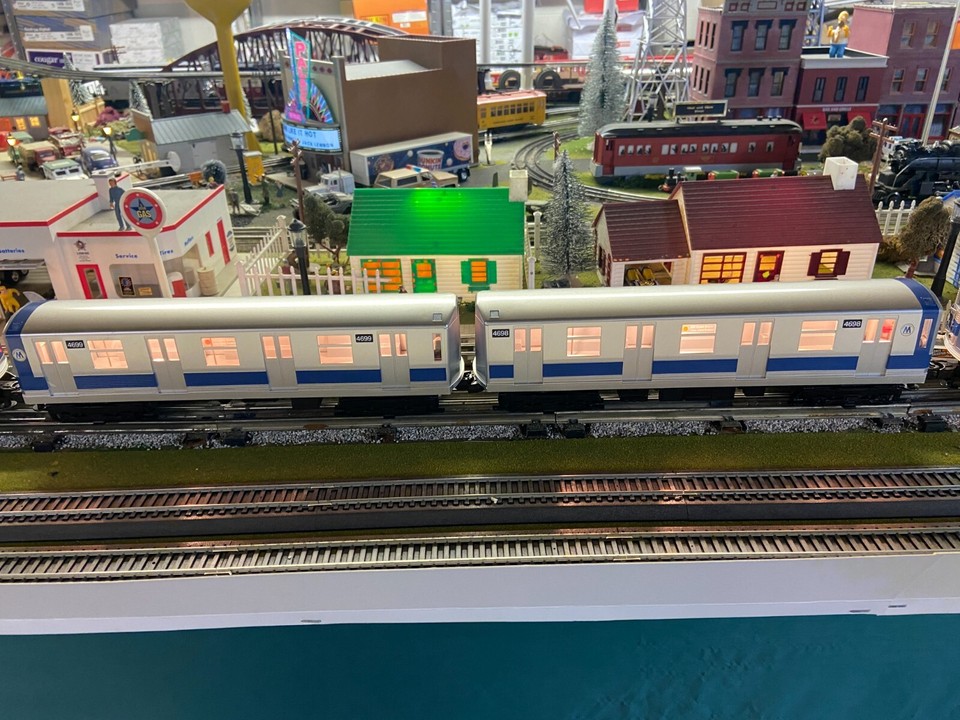 MTH Rail King 30-2122-1 and 30-2122-3 1970 6-Car NY Transit Subway Set ...