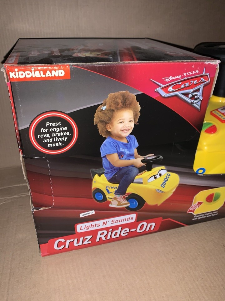 Disney’s Pixar Cars Dinoco Cruz Ride-On Lights N’ Sound Kids Toy New | eBay