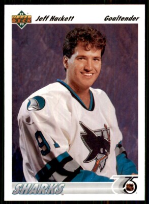 1991-92 Upper Deck Jeff Hackett San Jose Sharks #58 NHL Hockey Card | eBay