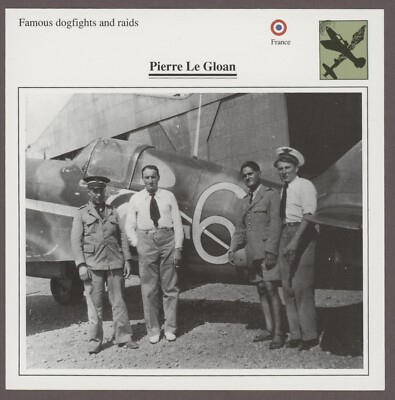 Pierre Le Gloan Edito Service Warplane Air Military Card France | eBay