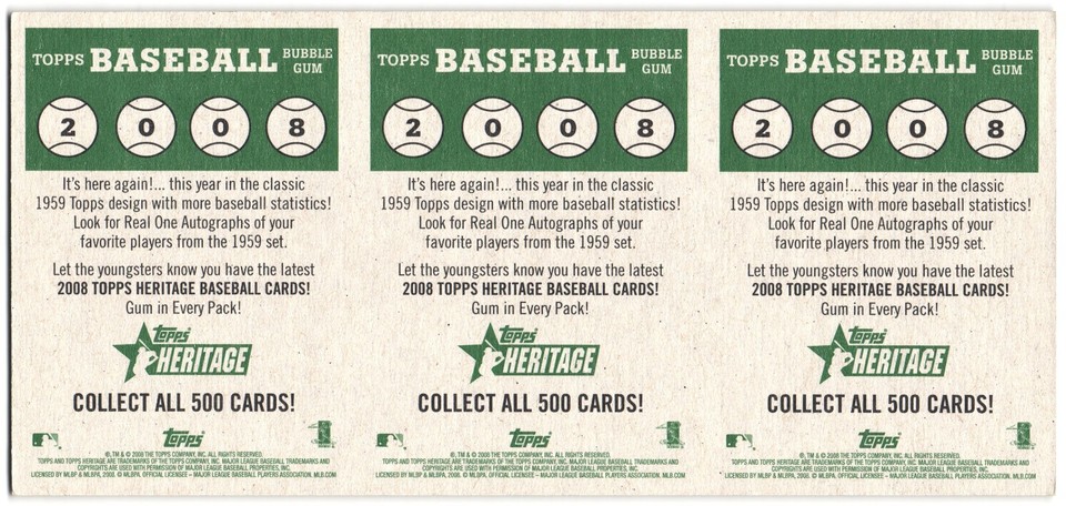 Sean Marshall Craig Monroe & Aramis Ramirez 2008 Topps Heritage MLB Un ...