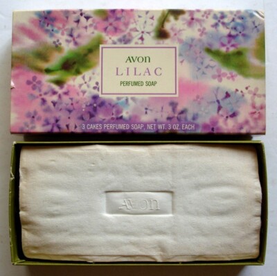 Avon Lilac Perfumed Soap, 3 Bars 3 Oz. Each, in Original Box | eBay