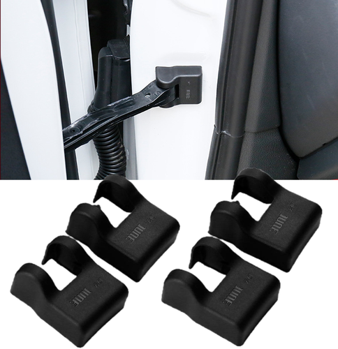 4x Black Plastic Door Lock Latch Protector Cover Fits A4 A6 A3 A5 A6 A7 ...