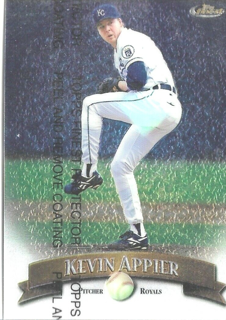 1998 Topps Finest Kevin Appier 37 Kansas City Royals Protector Peel | eBay