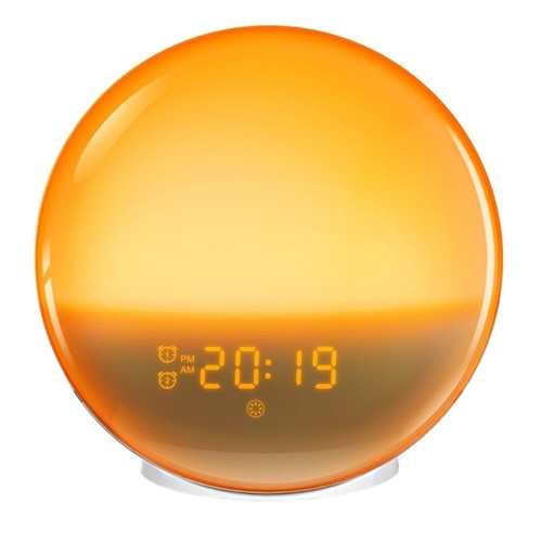 Gradual Wake Up Light Alarm Clock with LED Display and Customizable ...