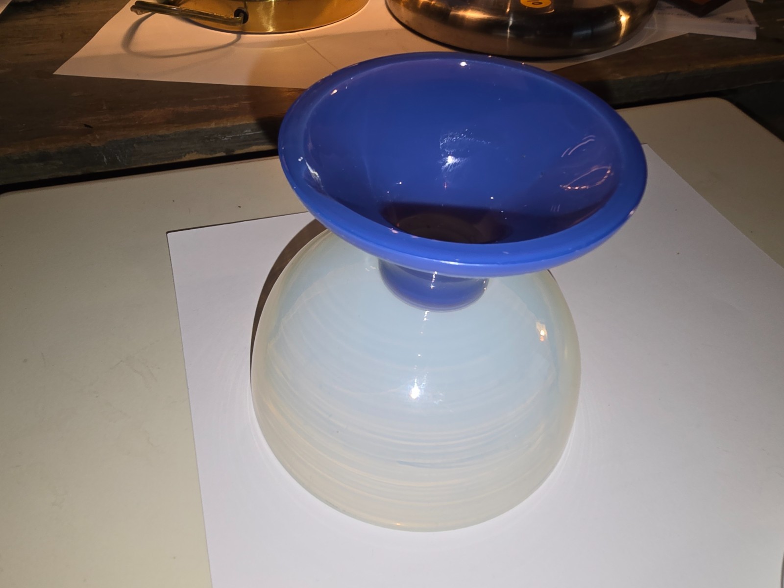 ANTIQUE FRY FOVAL ART GLASS COMPOTE WITH LID | eBay