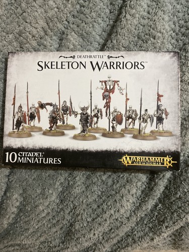 Warhammer Age of Sigmar Soulblight Deathrattle Skeleton Warriors Pack ...