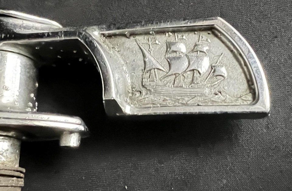 TRIUMPH MAYFLOWER VINTAGE CHROME CAR BONNET HOOD EMBLEM MASCOT BADGE ...