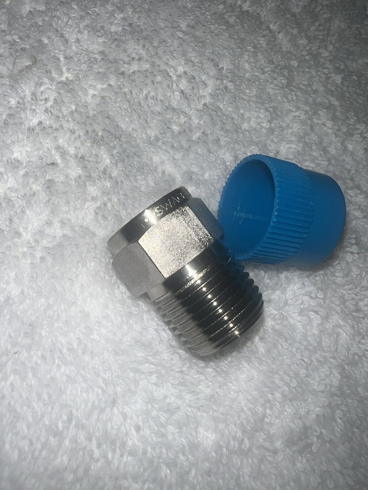 Swagelok Stainless Steel Pipe Plug, 1/2 in. Male NPT (SS-8-P) | eBay