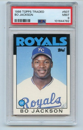 1986 Topps Traded Bo Jackson RC #50T, PSA 9 MINT | eBay