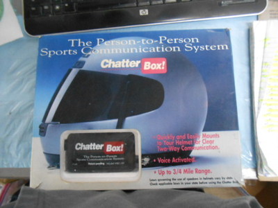 Chatter Box Person To Person Full Face Unit Sports Communication System ...