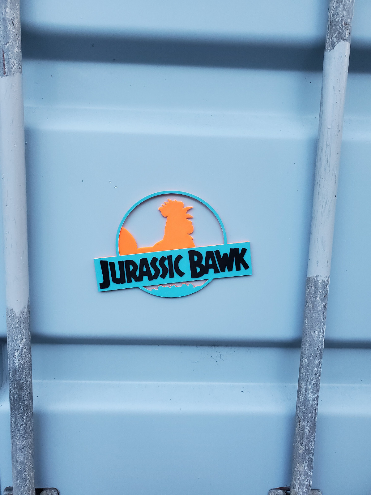 Jurassic Bawk Chicken Coop Sign (3D Printed) | eBay
