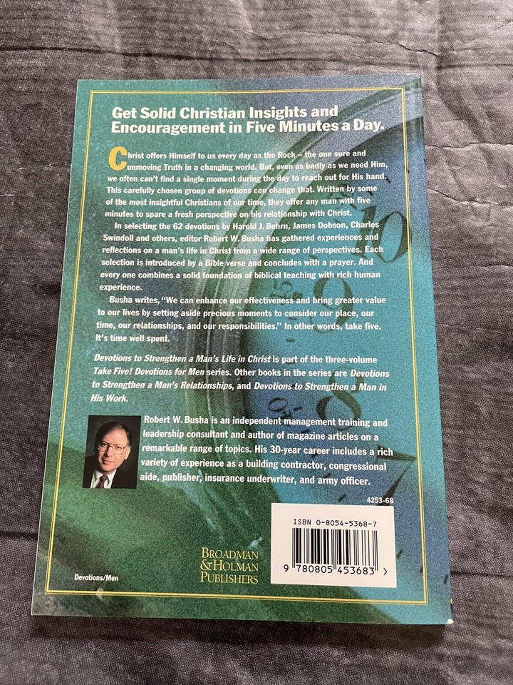 Take Five! : Devotions to Strengthen a Man's Life in Christ Robert ...