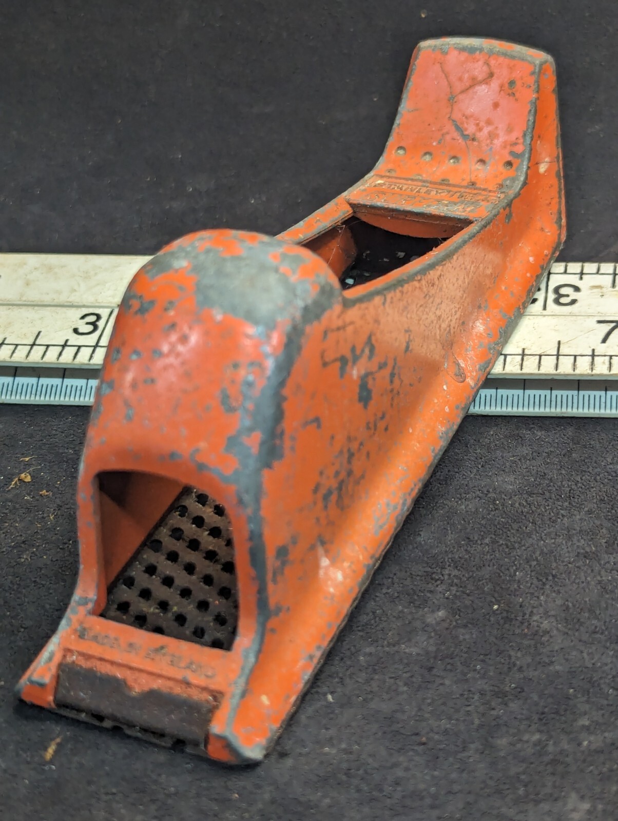 Vintage STANLEY Surform Red Shaper Rasp Mini Hand Plane Vintage Tool ...
