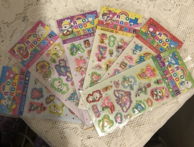 Bulk 6 Morning Glory Raa Raa Bear Roo Roo Bear Puree Bear Sticker ...