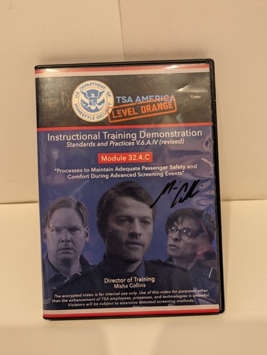 TSA AMERICA: LEVEL ORANGE DVD—SIGNED BY MISHA COLLINS | eBay