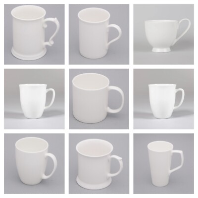 White bone china mugs China Mug Pint Mugs Latte Mugs Tea Mug Coffee Mug ...