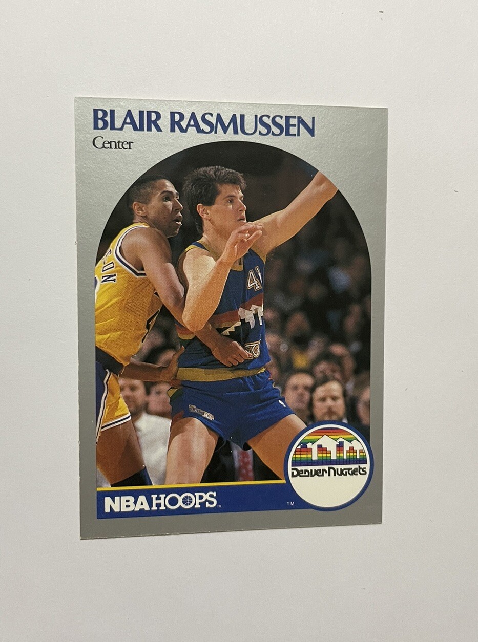 1990 NBA Hoops Basketball Card #99 Blair Rasmussen Denver Nuggets | eBay