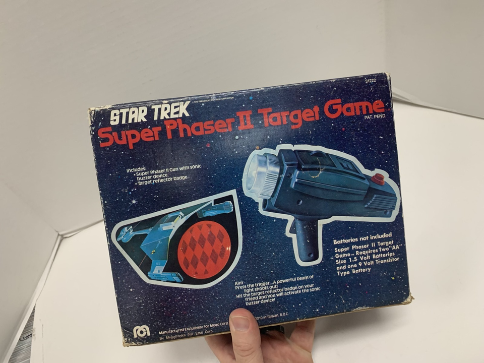STAR TREK Super Phaser II Target Game Complete w/Original Target 1976 MEGO | eBay
