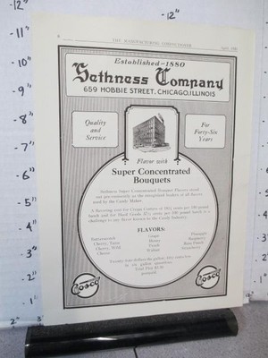 magazine ad 1926 SETHNESS CO Chicago Cosco flavors cream hard candy ...