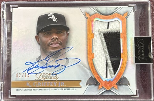 2024 Topps Dynasty Ken Griffey Jr Dynastic Deed Patch Auto /10 | eBay
