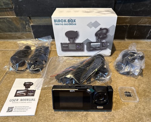 Black Box Traffic Recorder Dash Cam- Super HD 1296P With Memory Card ...