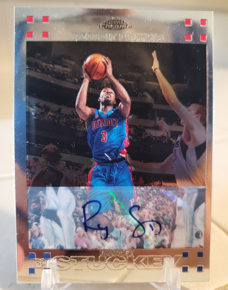 2008 Topps Chrome Autograph Card #/999 RODNEY STUCKEY AUTO Rookie RC ...
